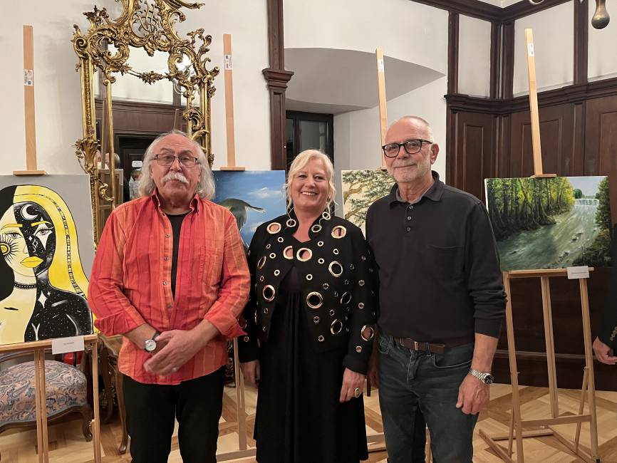 Likovna sekcija Mokrice poživila grad Mokrice